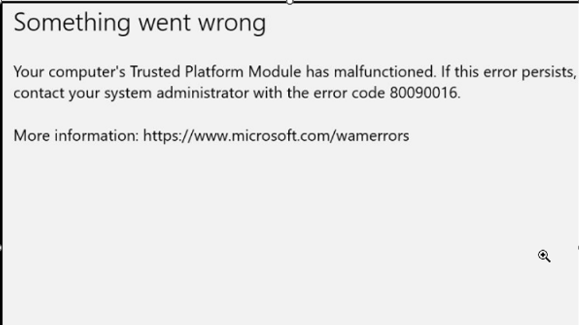 Microsoft Office Error 80090016